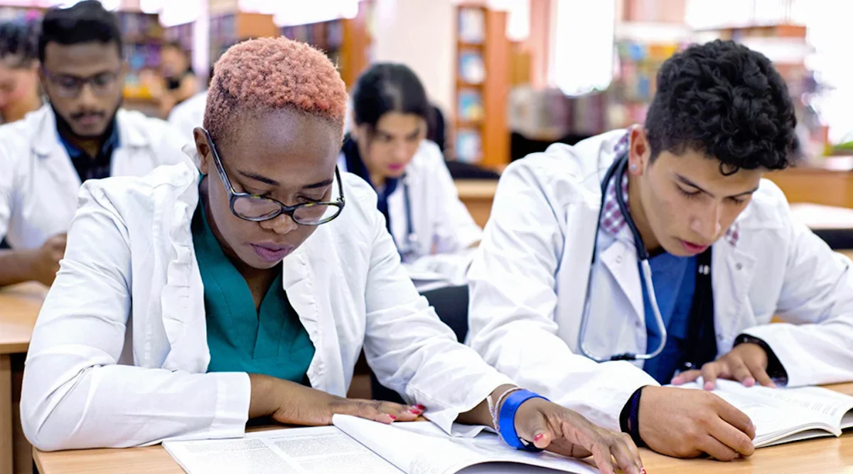 Medical Students Studying